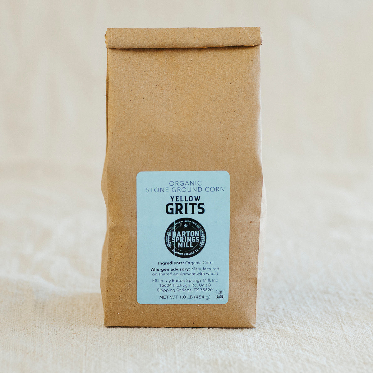 Stone Ground Grits (certified organic) - Barton Springs Mill
