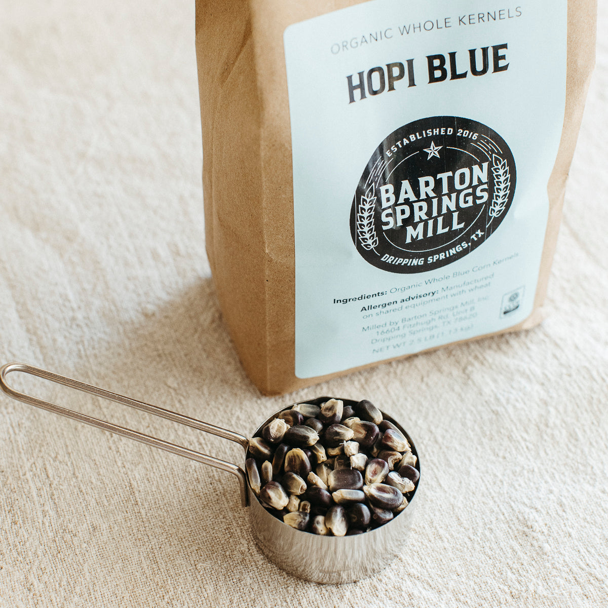 Whole Corn Kernels (certified organic) - Barton Springs Mill