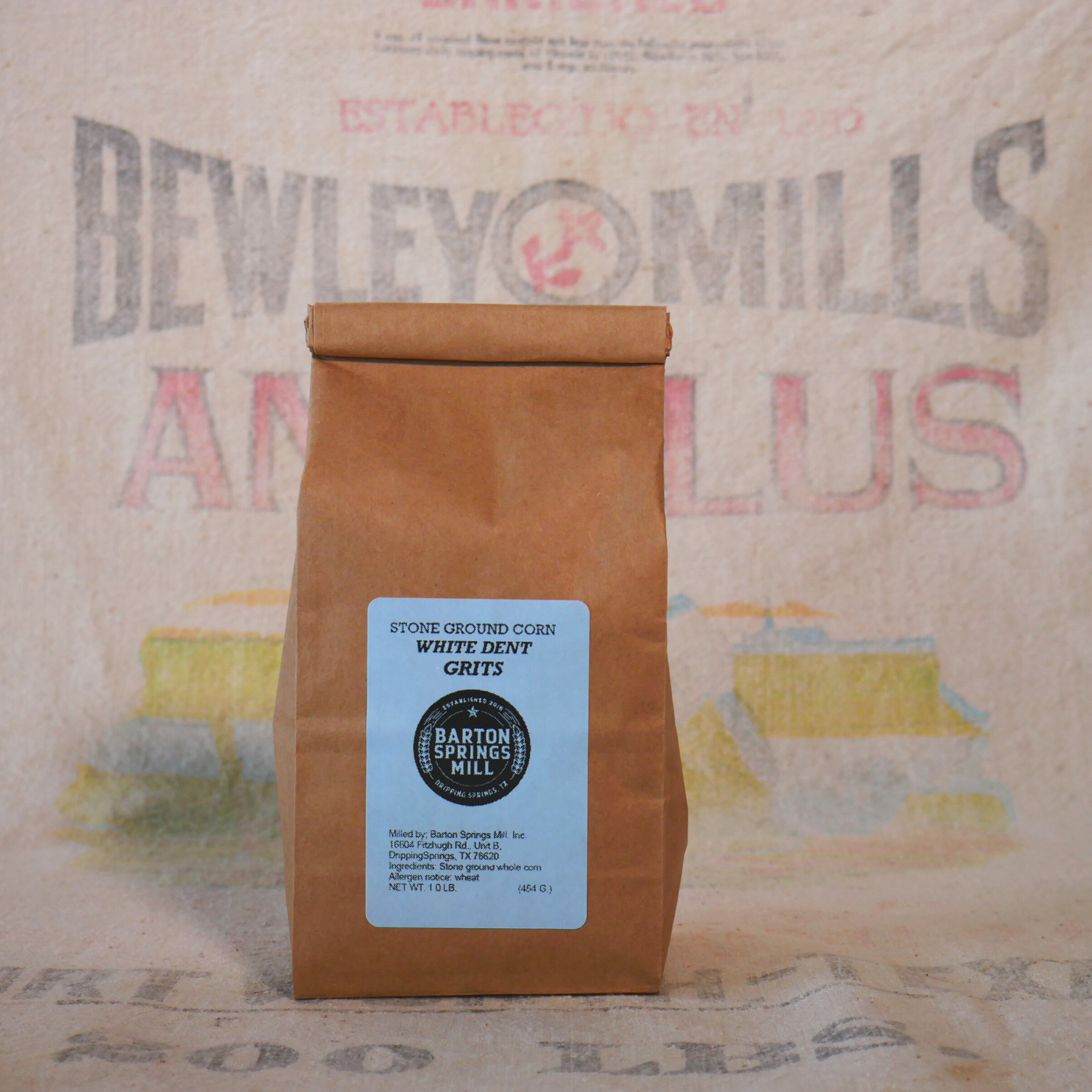 Stone Ground Grits (certified organic) - Barton Springs Mill
